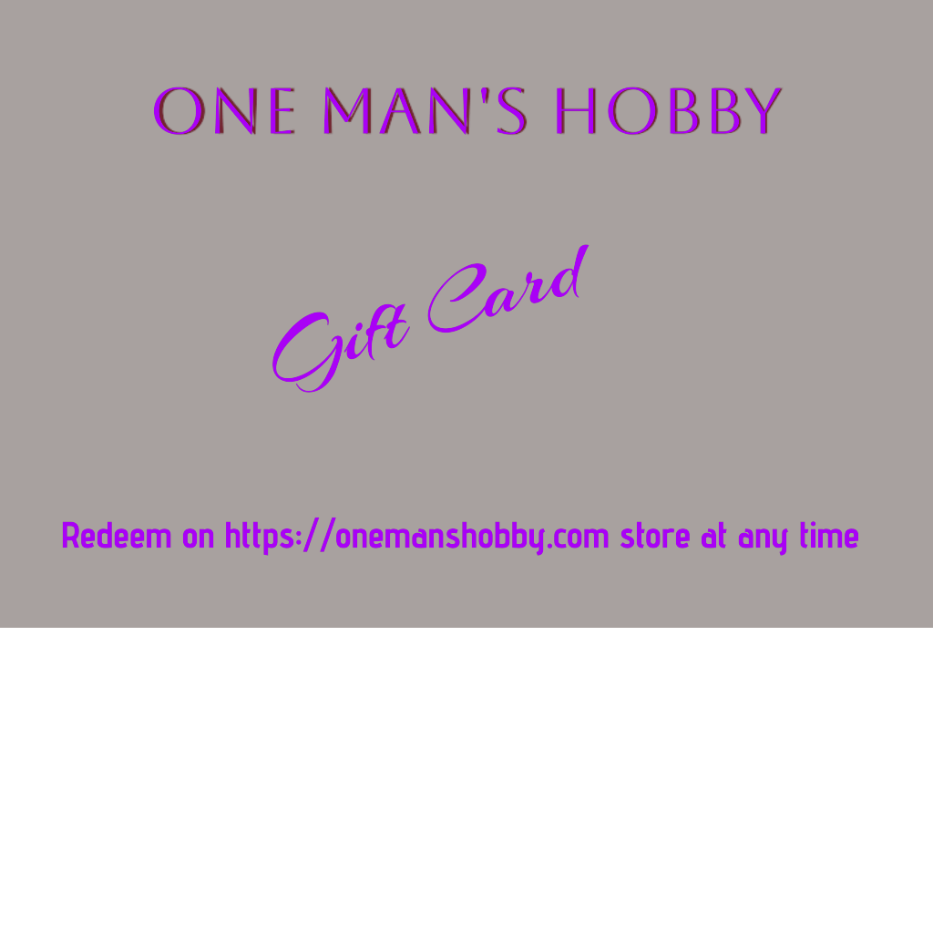 One Man's Hobby Gift Card
